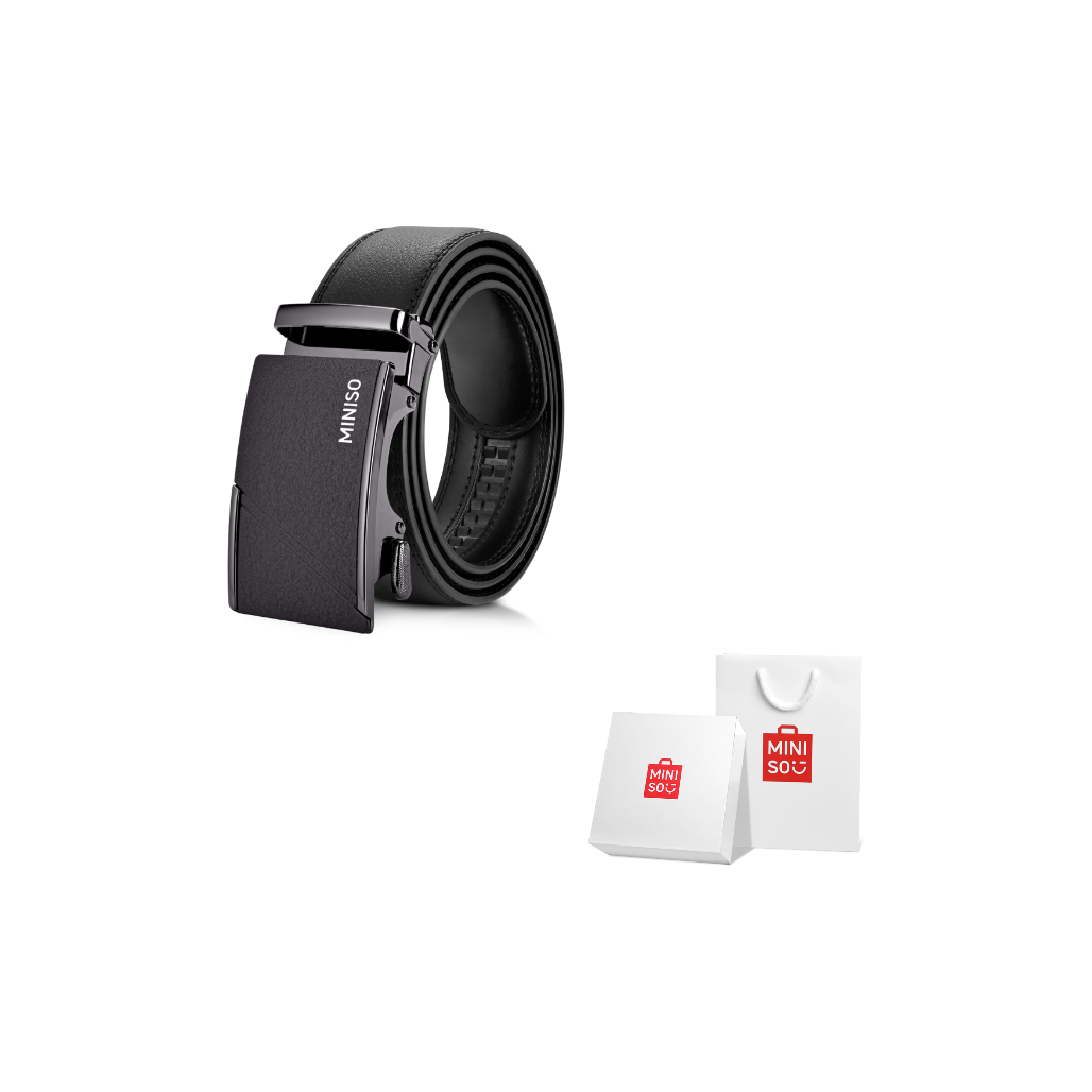 Miniso Спилок Коровья Кожа Ремни Унисекс 3,5 см 125cm