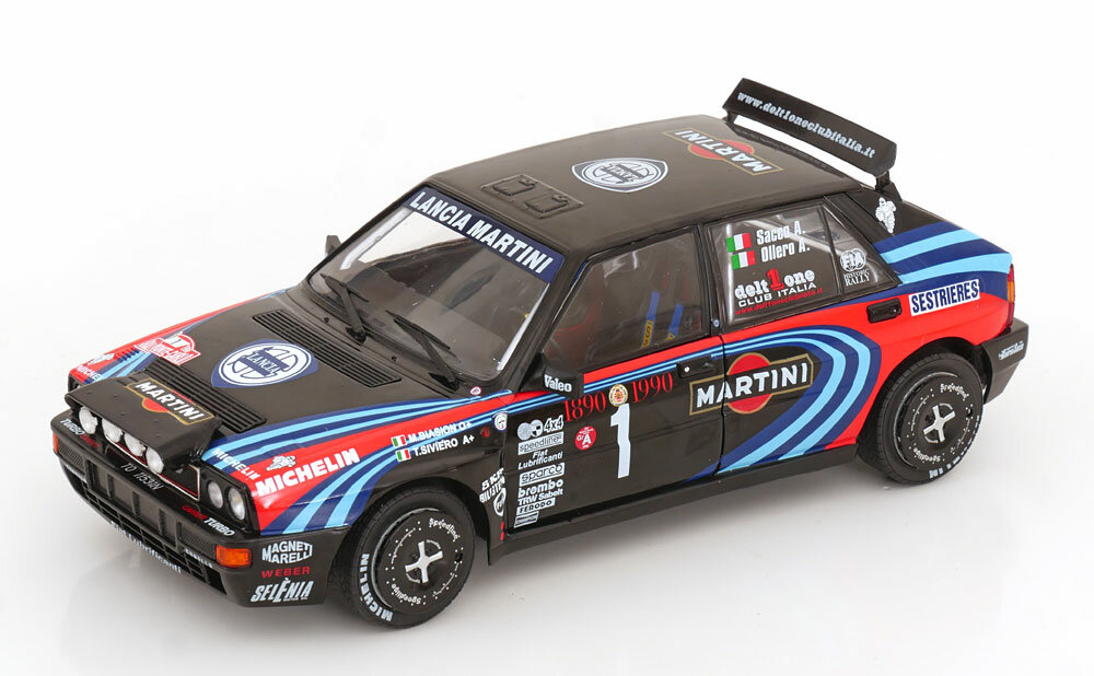 Lancia delta integrale hf no 1 tribute to biason rally monte carlo 1990 sacco/ollero / лянча дельта интеграле хф 1 в честь биасон ралли монте-карло сакко/оллеро