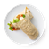 Ролл Цезарь "Киты еды", с мясом куриного филе, зелень, 160 грамм