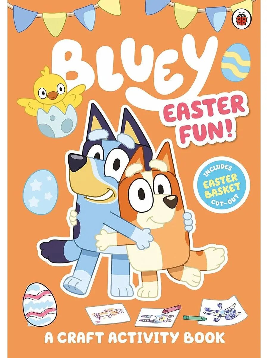 Bluey Easter Fun Activity Book книжка с заданиями