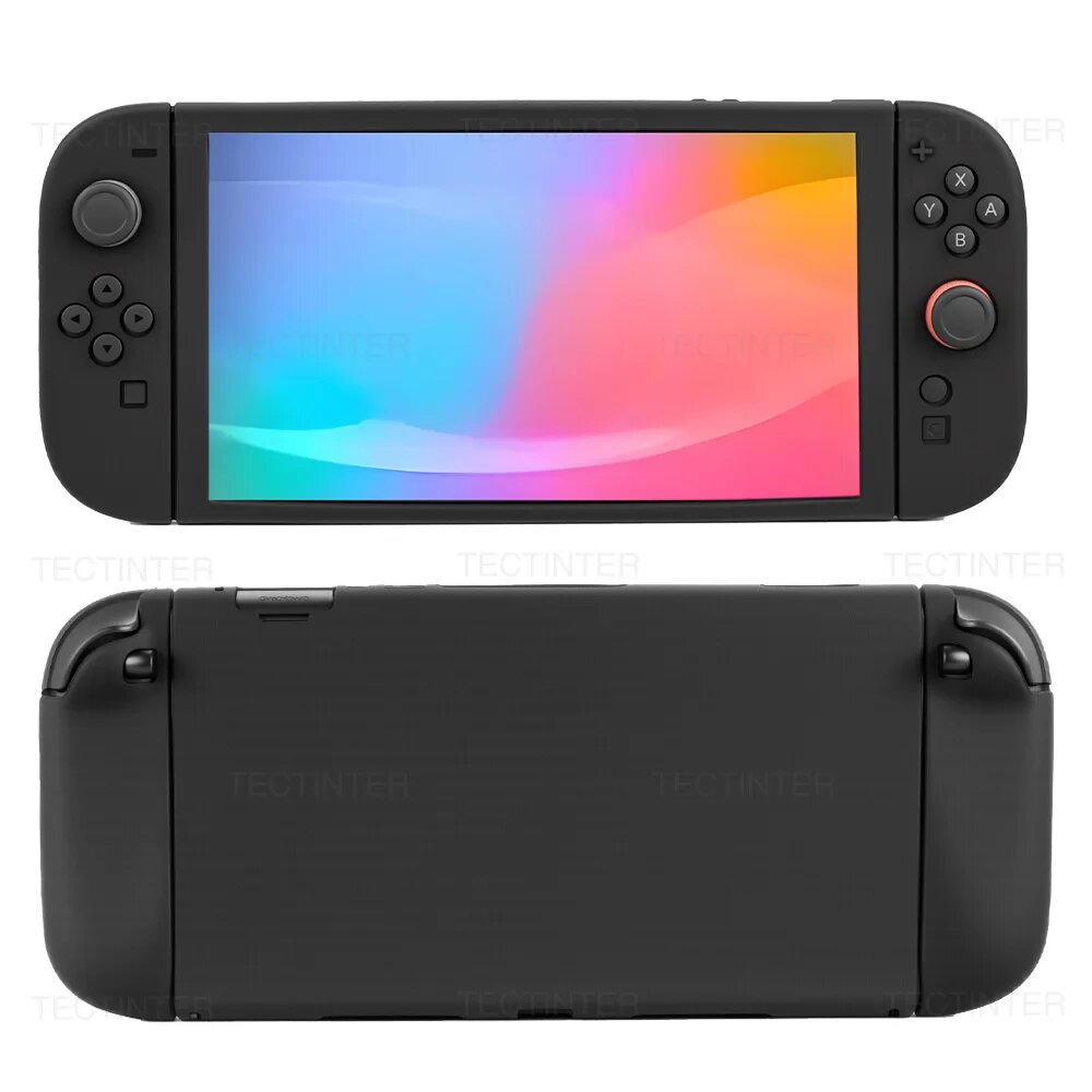 Силиконовый чехол для контроллеров Nintendo Switch 2 (2 шт.) Черный, Black1