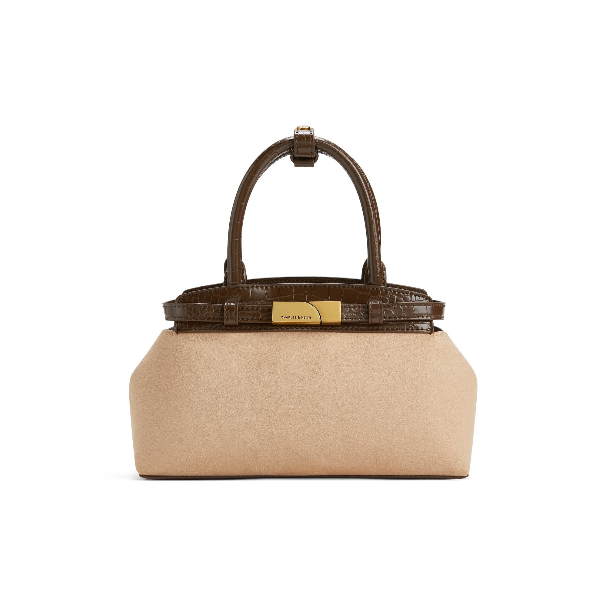 Сумка CHARLES & KEITH, фактура пэчворк