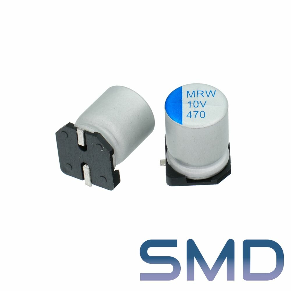 470мкФ 10В / SMD / 8x10,5 / 105 С / конденсатор электролитический (4шт)