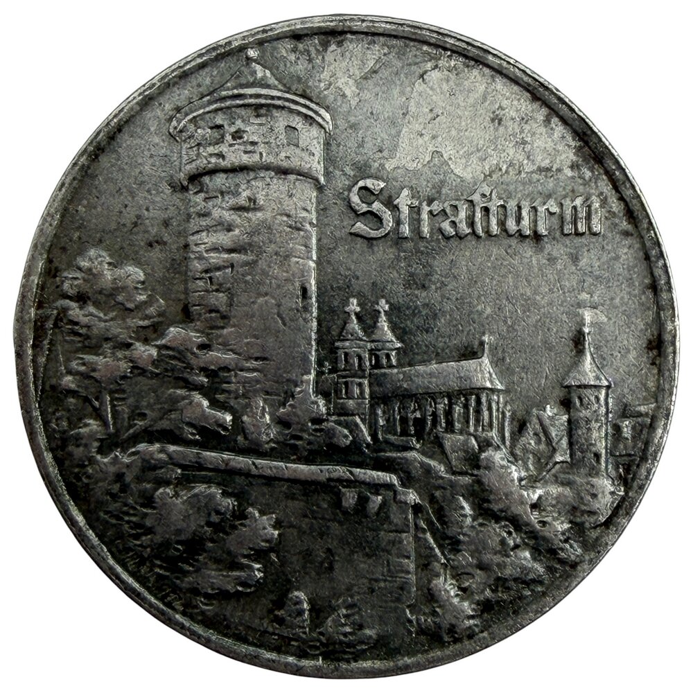 Германия, Ротенбург-об-дер-Таубер 25 пфеннигов 1921 г. (Штрафная башня) (Тип 1) (Лот №2)