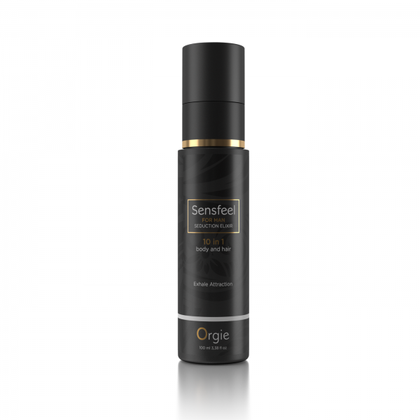 Мужской спрей с феромонами для тела и волос Orgie Sensfeel For Man Pheromone Seduction Elixir 10 в 1, 100 мл