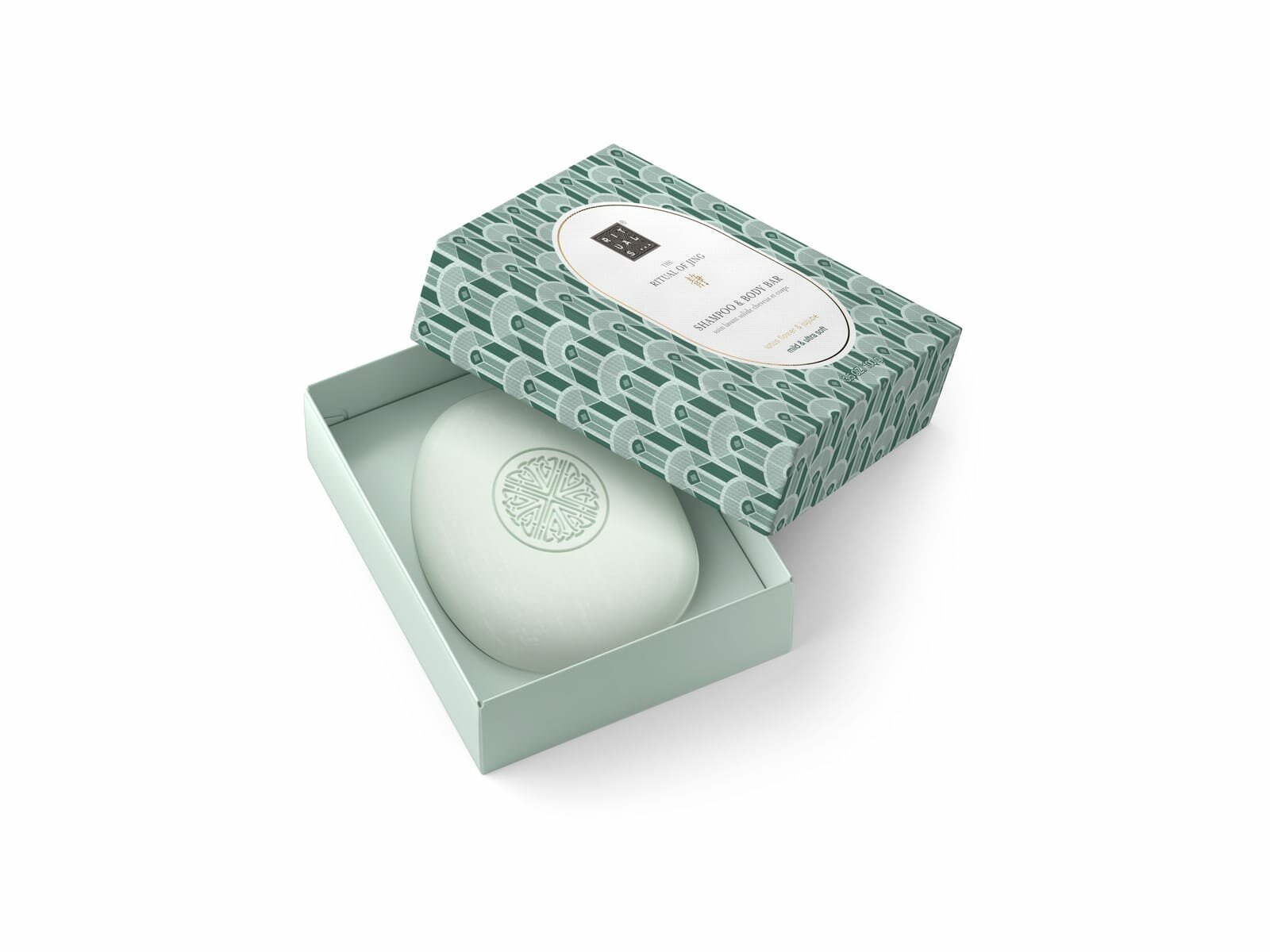 Твердое мыло The Ritual of Jing Shampoo & Body Hair and Body Lotus Flower and Jujube 100 gr