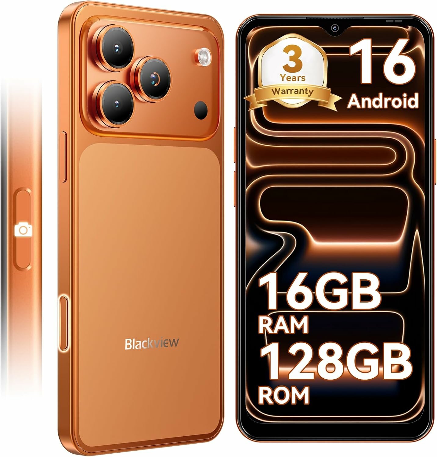 Телефон Blackview WAVE 7C 4G, 6,56 дюйма, 4 ГБ 128 ГБ, 5000 мАч