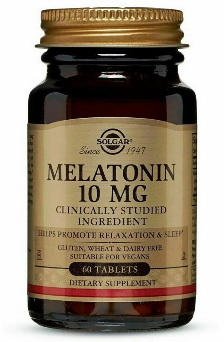 Solgar Melatonin 10 мг 60 таблеток