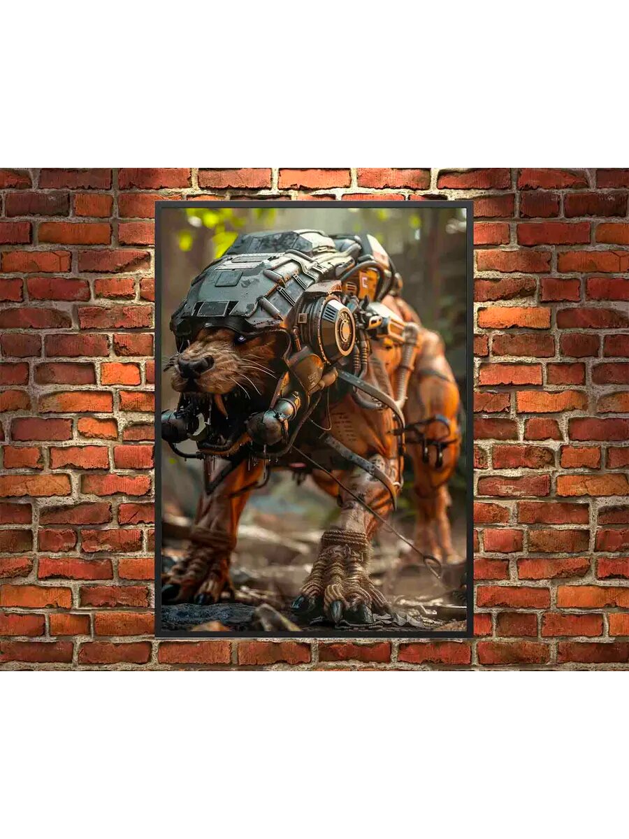 Химера-зверь-строитель 3, Плакат 30x42см