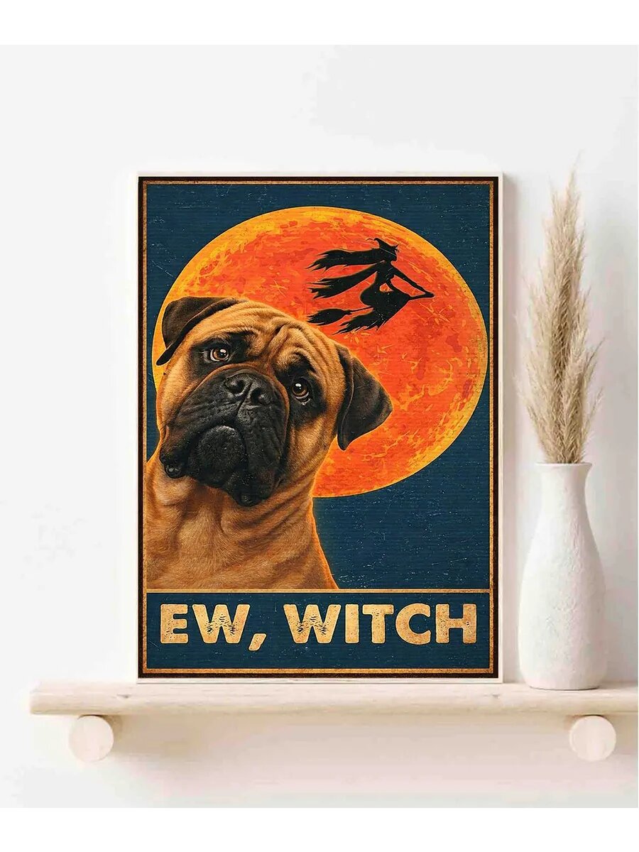 Бульмастиф, EW Witch, Плакат 30x42см