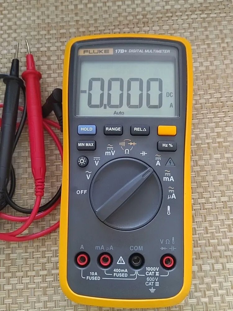 Fluke 17B+ Цифровой мультиметр-тестер подержанное оборудование