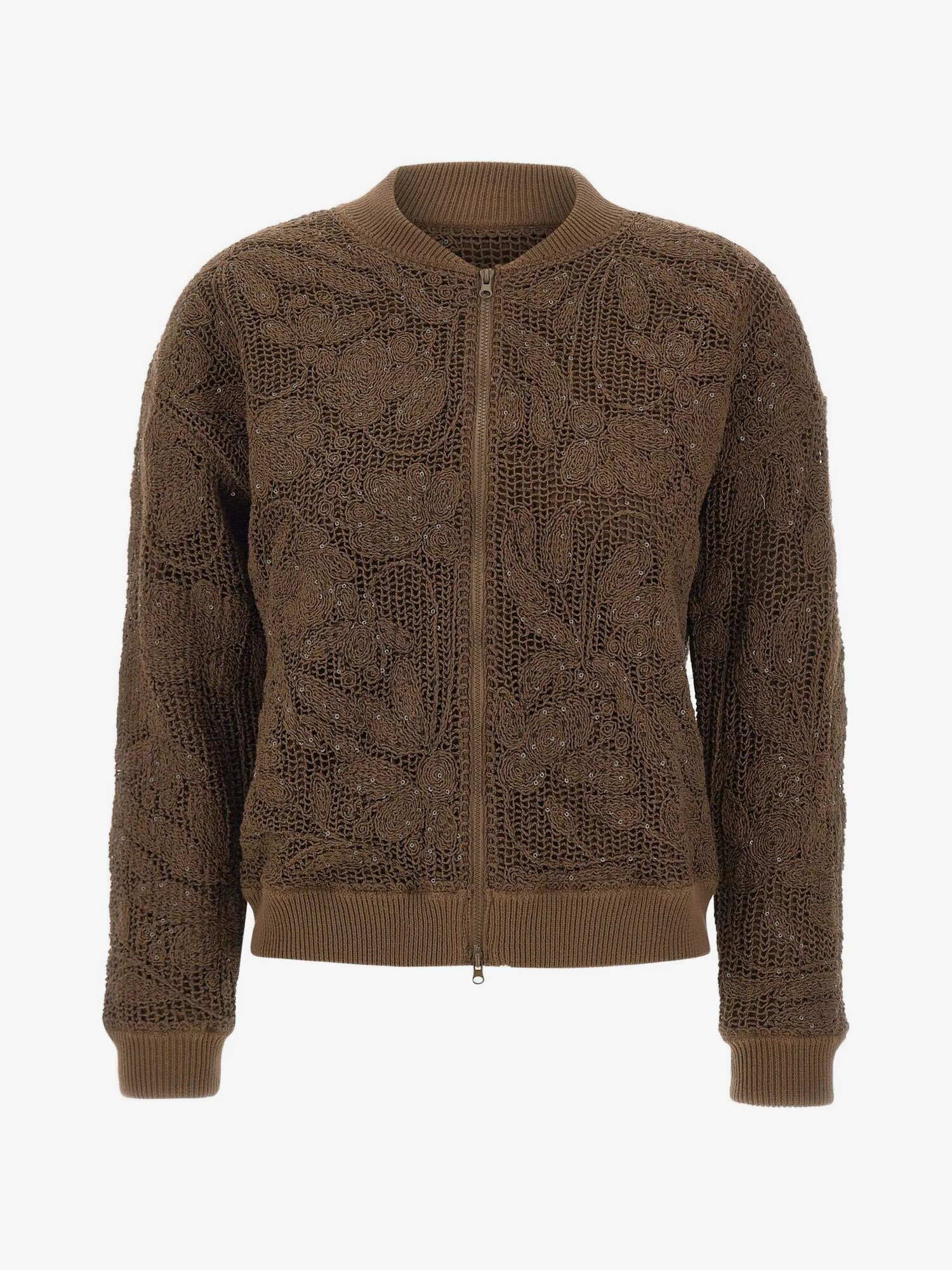 Куртка Embroidery sequin bomber jacket