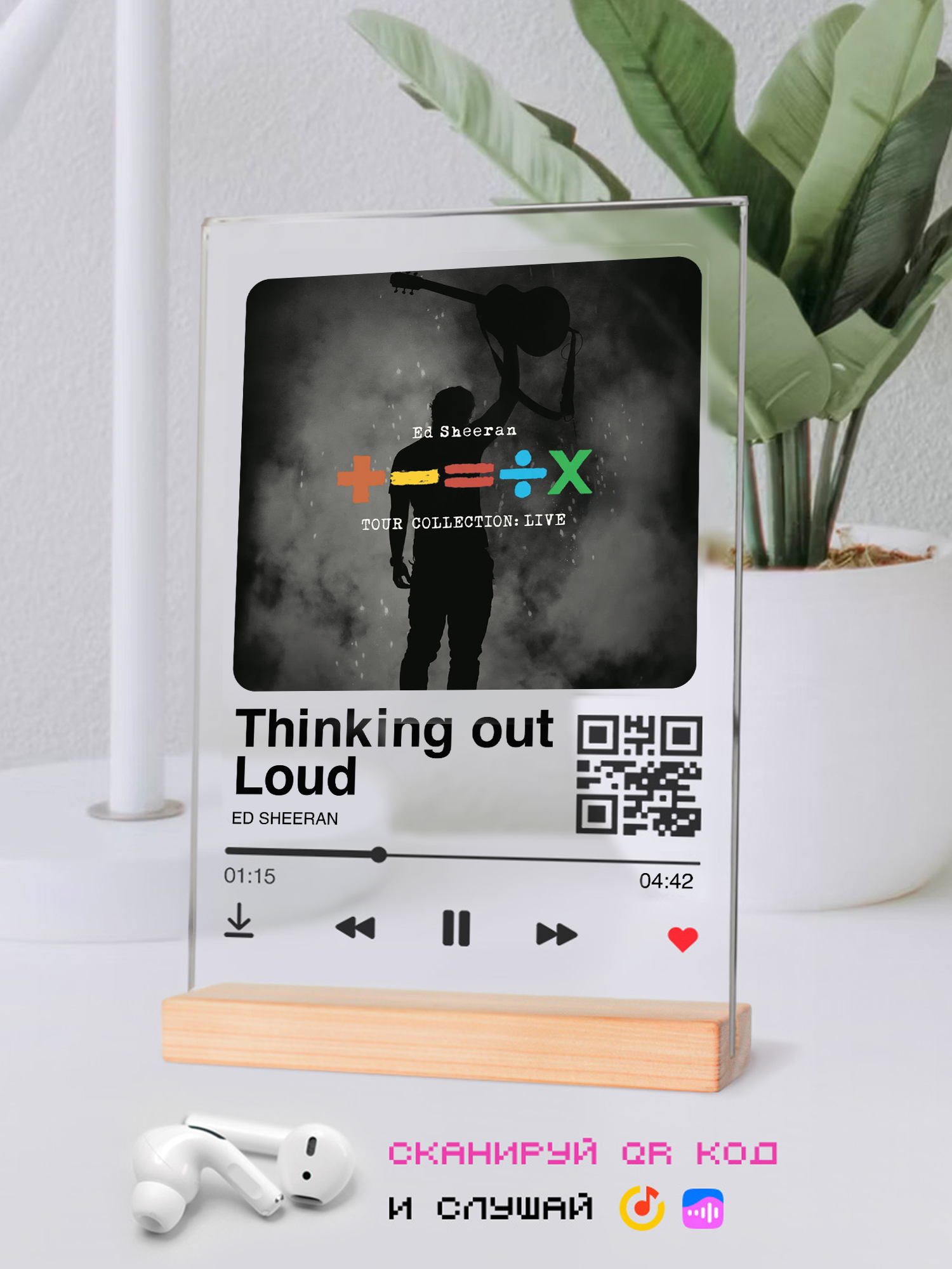 Музыкальный постер Ed Sheeran - Thinking Out Loud