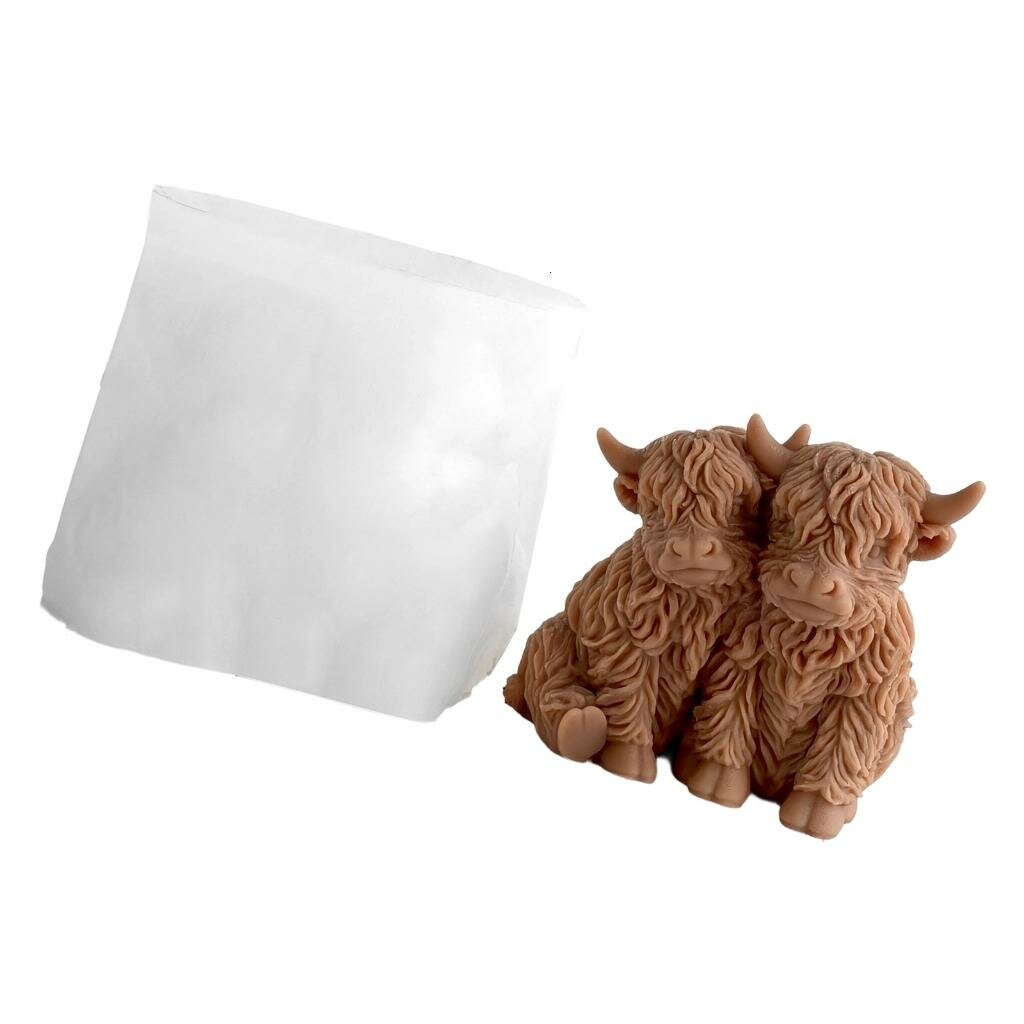 Фигурка яка из силикона, C
