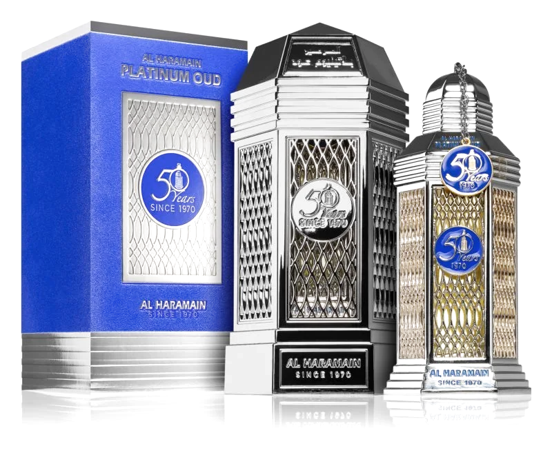 Парфюм унисекс Al Haramain 50 Years Platinum Oud 100 мл - Аль Харамейн Платиновый Уд
