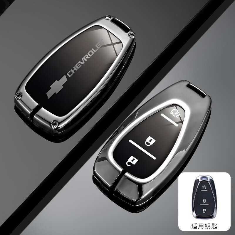Автомобильный брелок Chevrolet A модель 3-кнопочный для багажника серебристый с креплением B01 для Малибу Круз Тракс