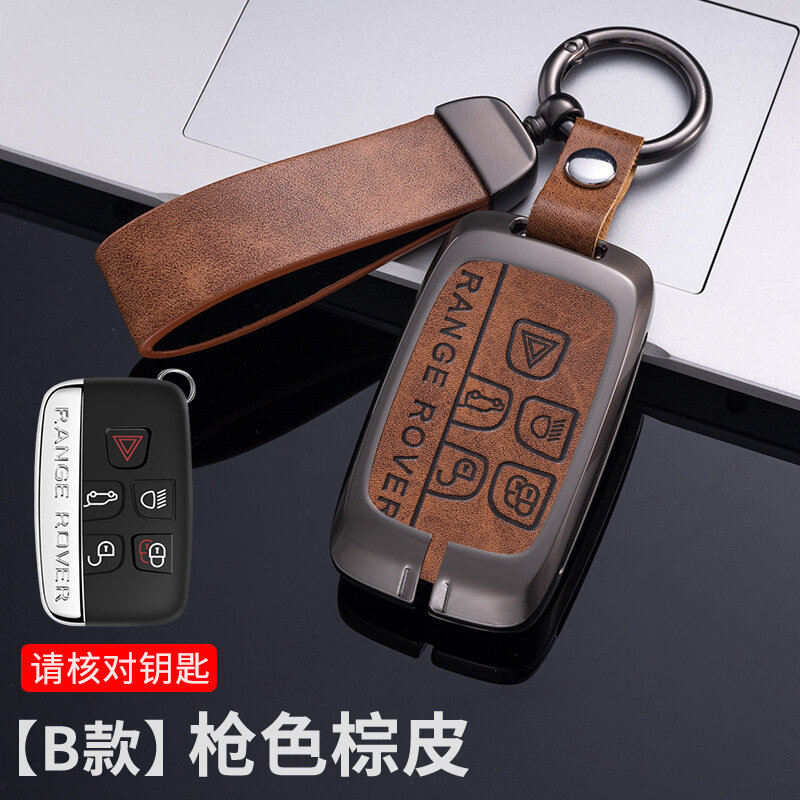 Премиум чехол для ключа автомобиля для Land Rover Range Rover, Evoque, Discovery Sport и Discovery 4/5 - стиль веревки,
