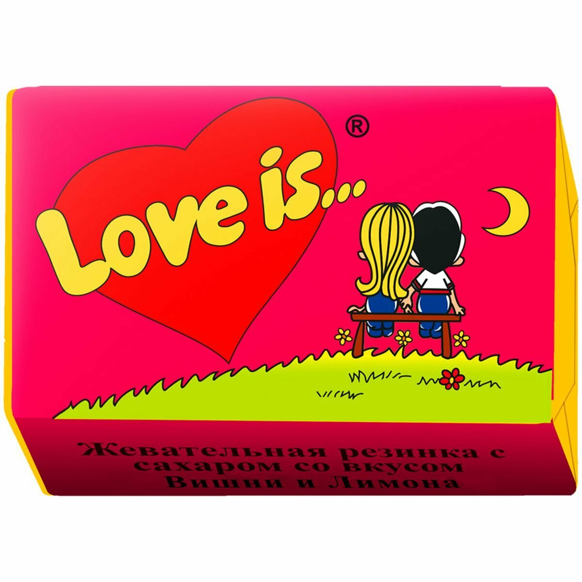 Жевательная резинка Love is, вишня-лимон (39603), 2000 уп.