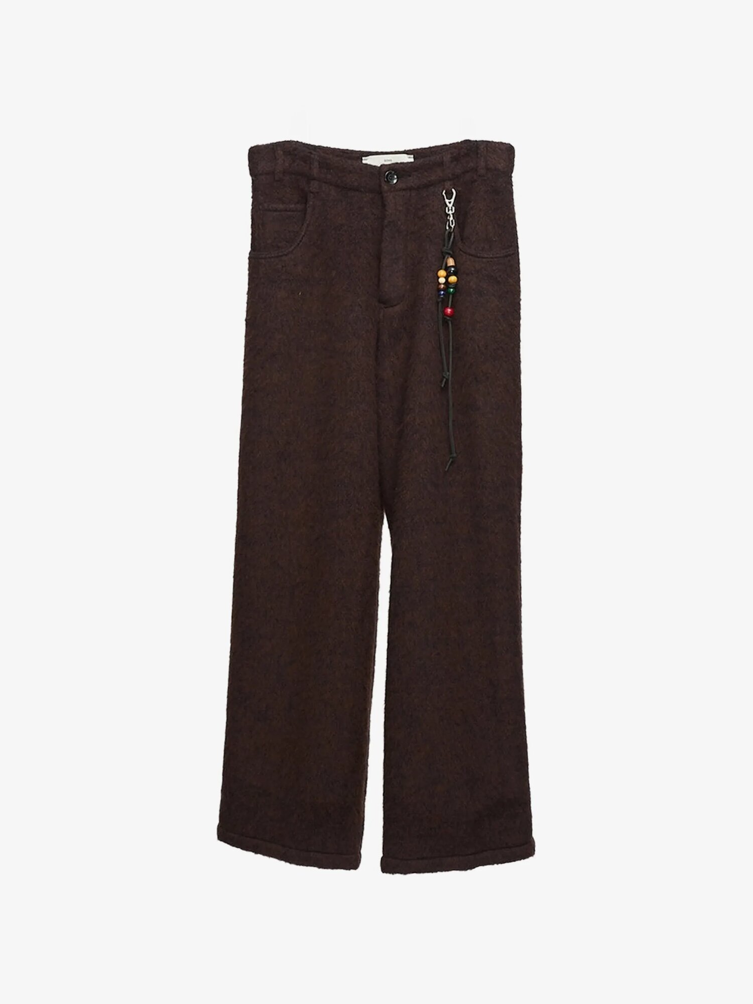 Брюки Wide-leg brushed-finish trousers