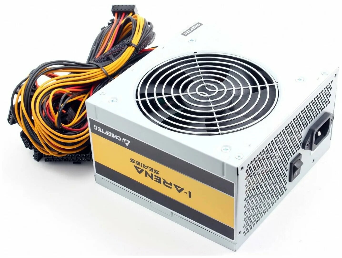 Блок питания Chieftec iARENA GPA-550S, 550Вт, ATX12V 2.3, 1 вентилятор, PFC активный, серебристый