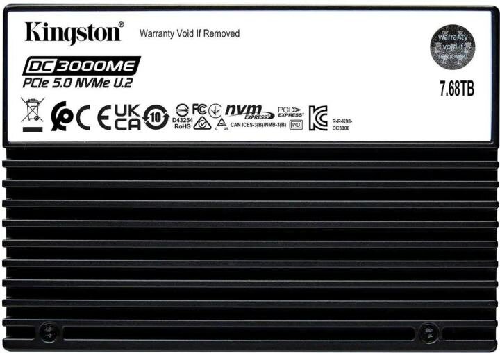 DC3000ME SEDC3000ME/7T6 7.68 Тб U.2 SFF-8639 PCI-E Gen5 x4 2.5" (толщиной 15 мм) 24x7, TBW 14016, 1 DWPD — фото 1