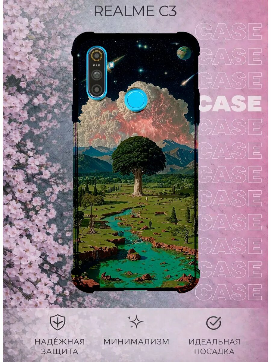 Чехол на Realme C3 с принтом Dreamcore