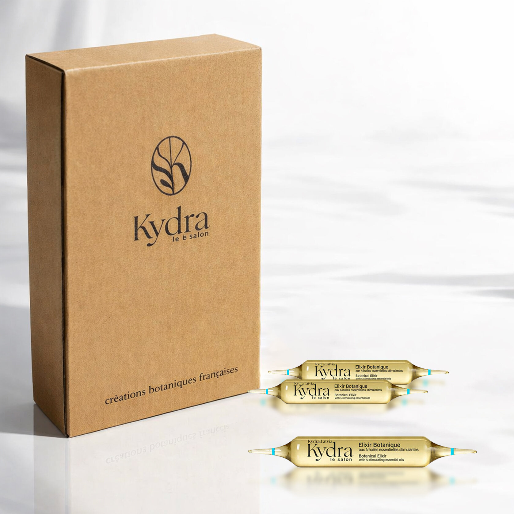 Kydra Elixir Apaisant - Интенсивный эликсир для успокоения чувствительной кожи головы, 22 ампулы по 10 мл