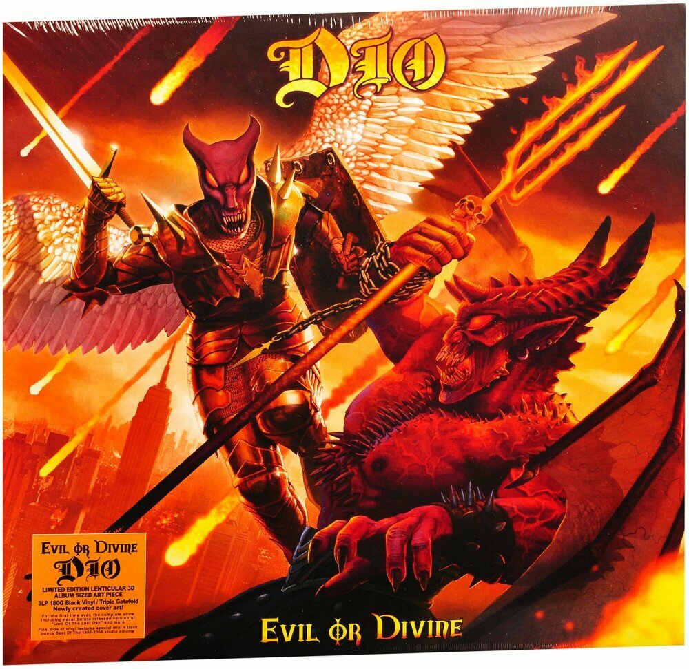 Виниловая пластинка Dio. Evil Or Divine (3 LP, винил, черный) (Картонный конверт)