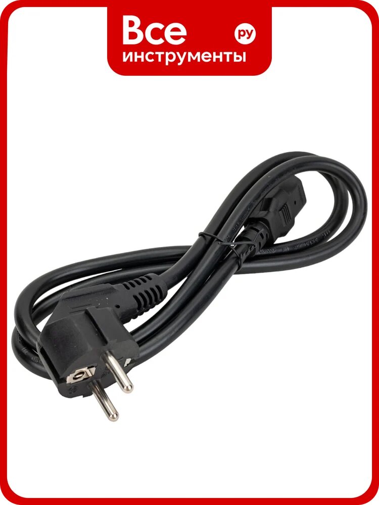 Кабель электропитания ITK PDU 3 м х 1.5 мм 1 м с разъемами С13-DIN49441 PC-C13D-1M