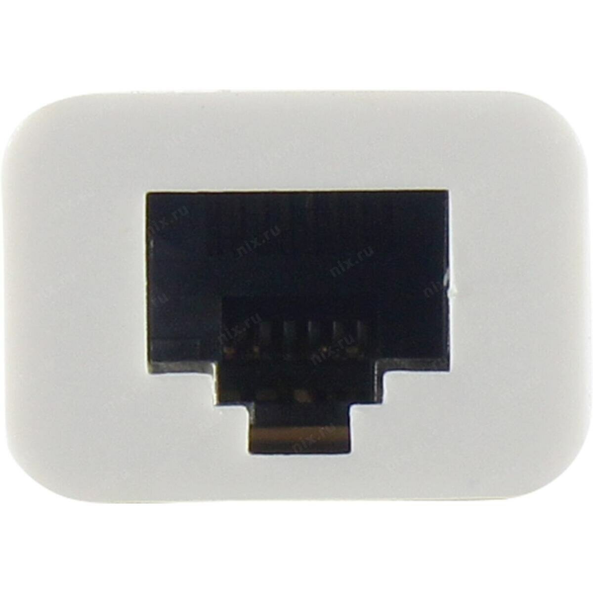 5bites UA2-45-06WH Кабель-адаптер USB2.0 -- UTP 100Mbps+3-port USB2.0 Hub — фото 1