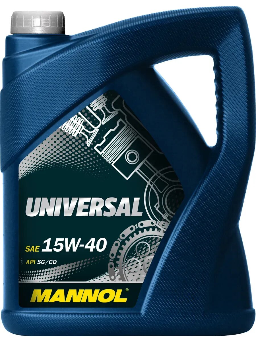 MANNOL "Universal", 15W-40, минеральное, 5 л, 7405