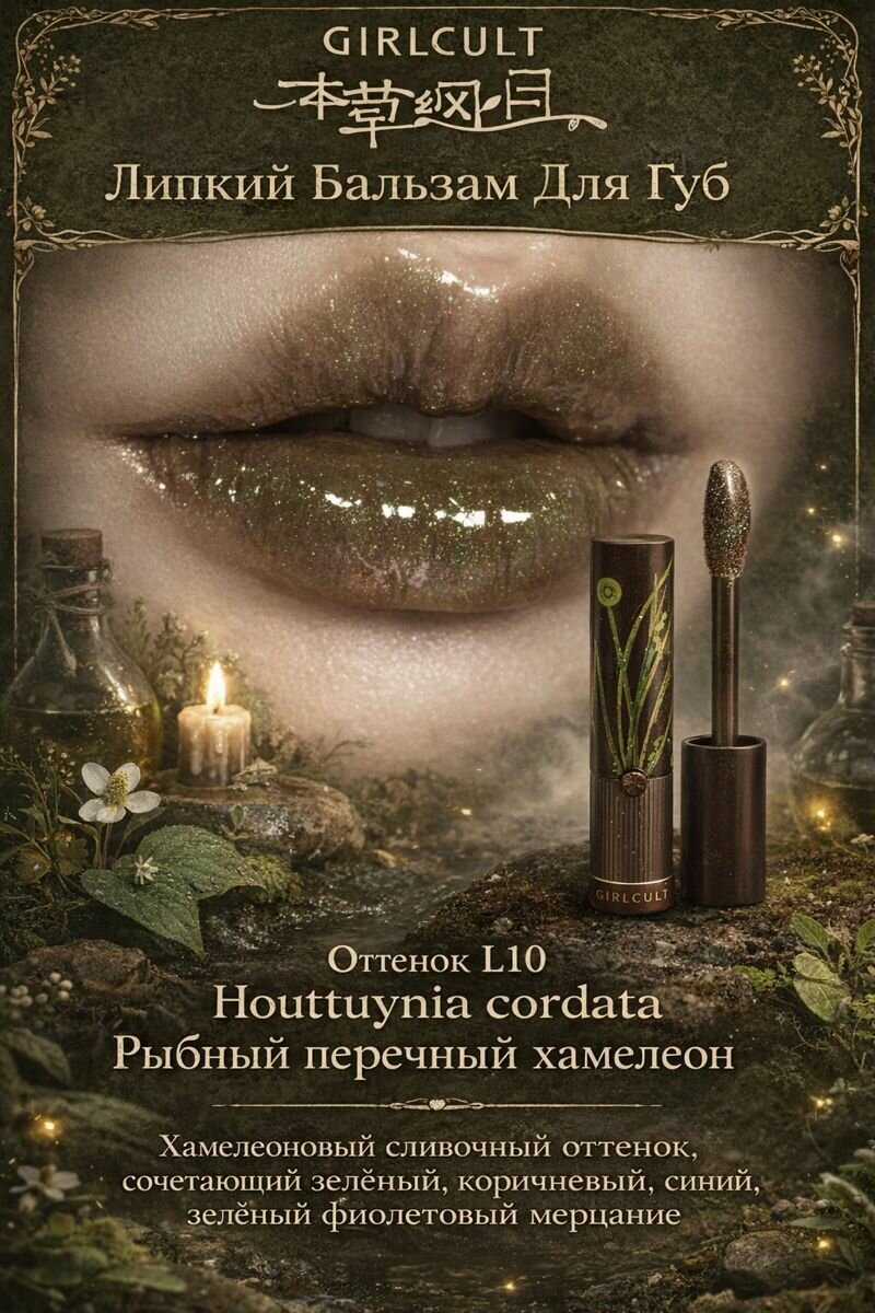 Новая зеркальная помада Girlcult Materia Medica помада зеркальная