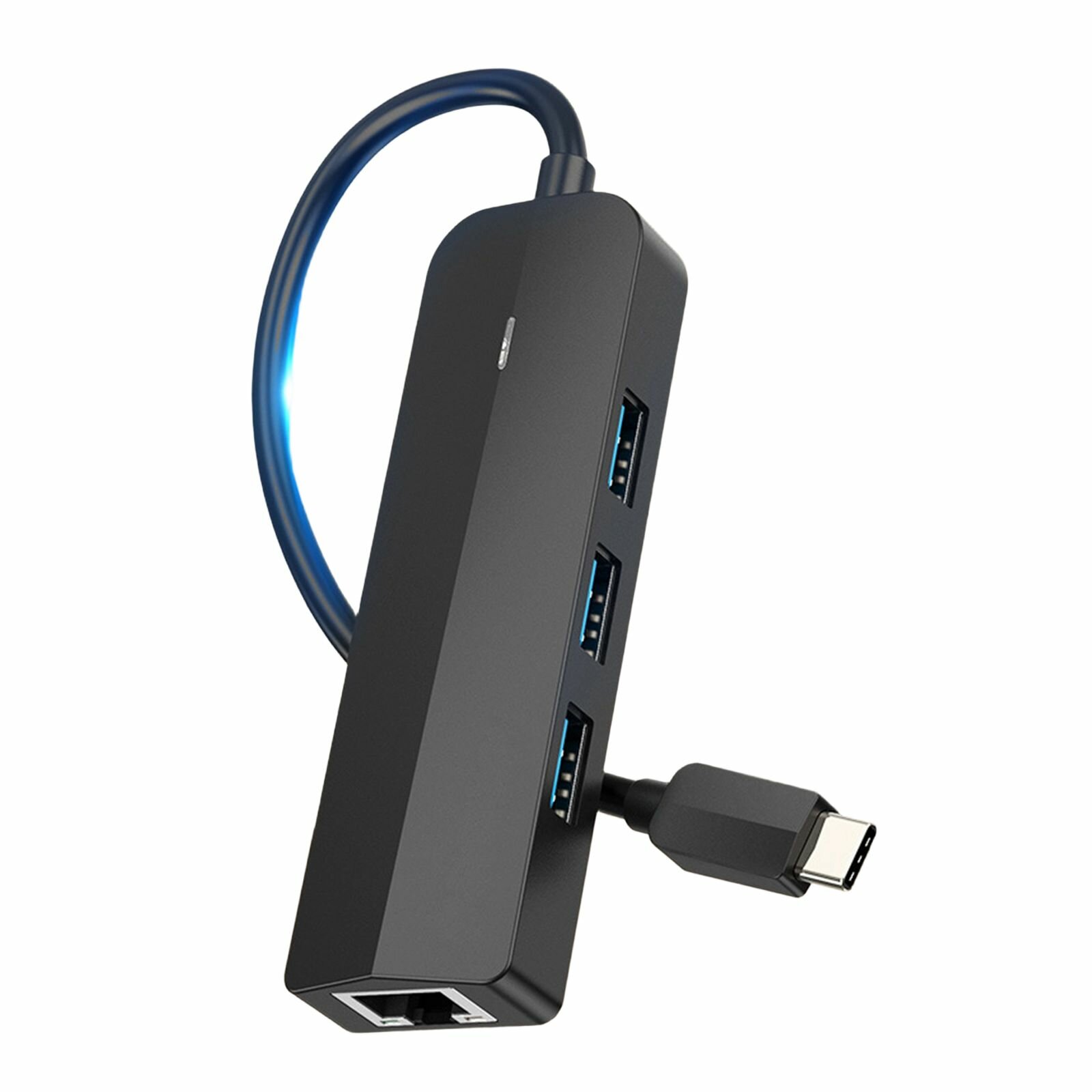 Адаптер Type-C с портом Ethernet 1000 Мбит/с и 3 USB30 для быстрой передачи данных