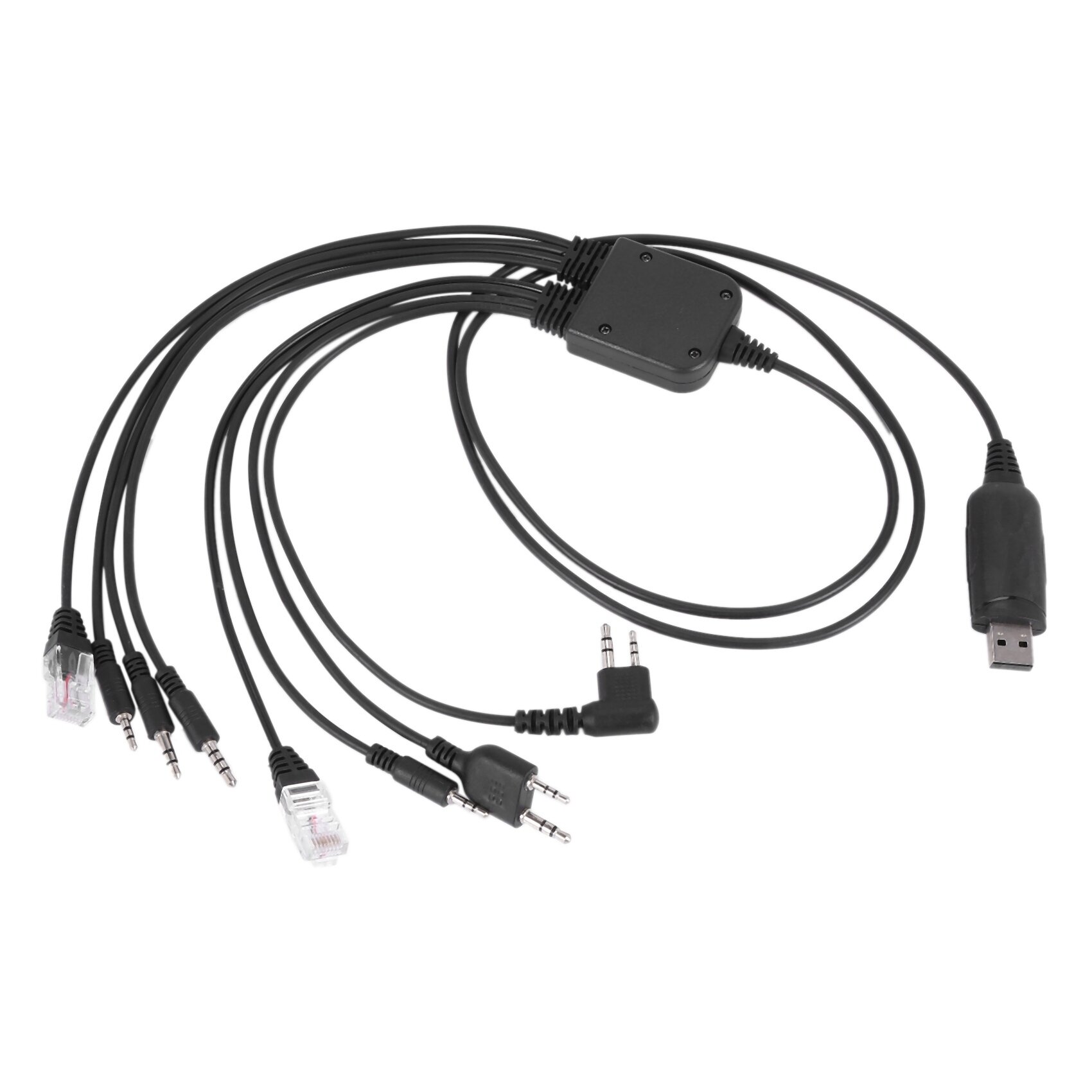 Восемь в одном USB-кабель для программирования, совместимый с радиостанциями Walkie Talkie ICOM-