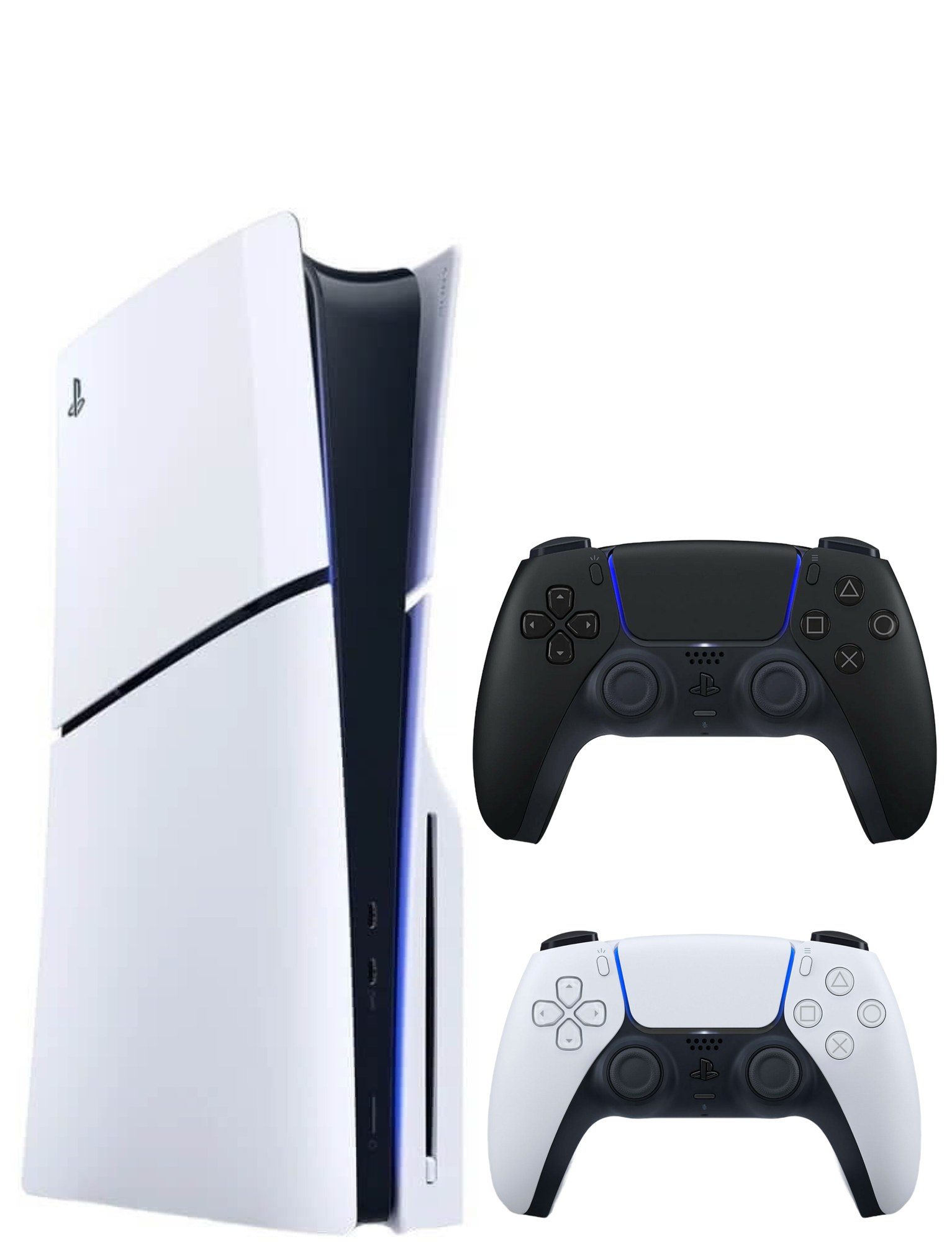 Игровая приставка Sony PS 5 Slim Disc ,1ТБ(с дисководом)+2-ой геймпад(Черный)