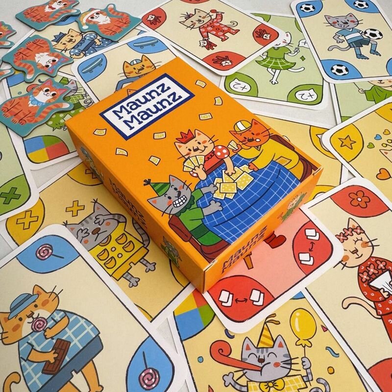 Maunz Maunz"Интерактивная игра Детская головоломка Картовая игра Семейная вечеринка интерактивные игры детские головоломки карточные игры семейные вечеринки