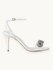 Сандалии Manolo Blahnik, размер 38, серебряный