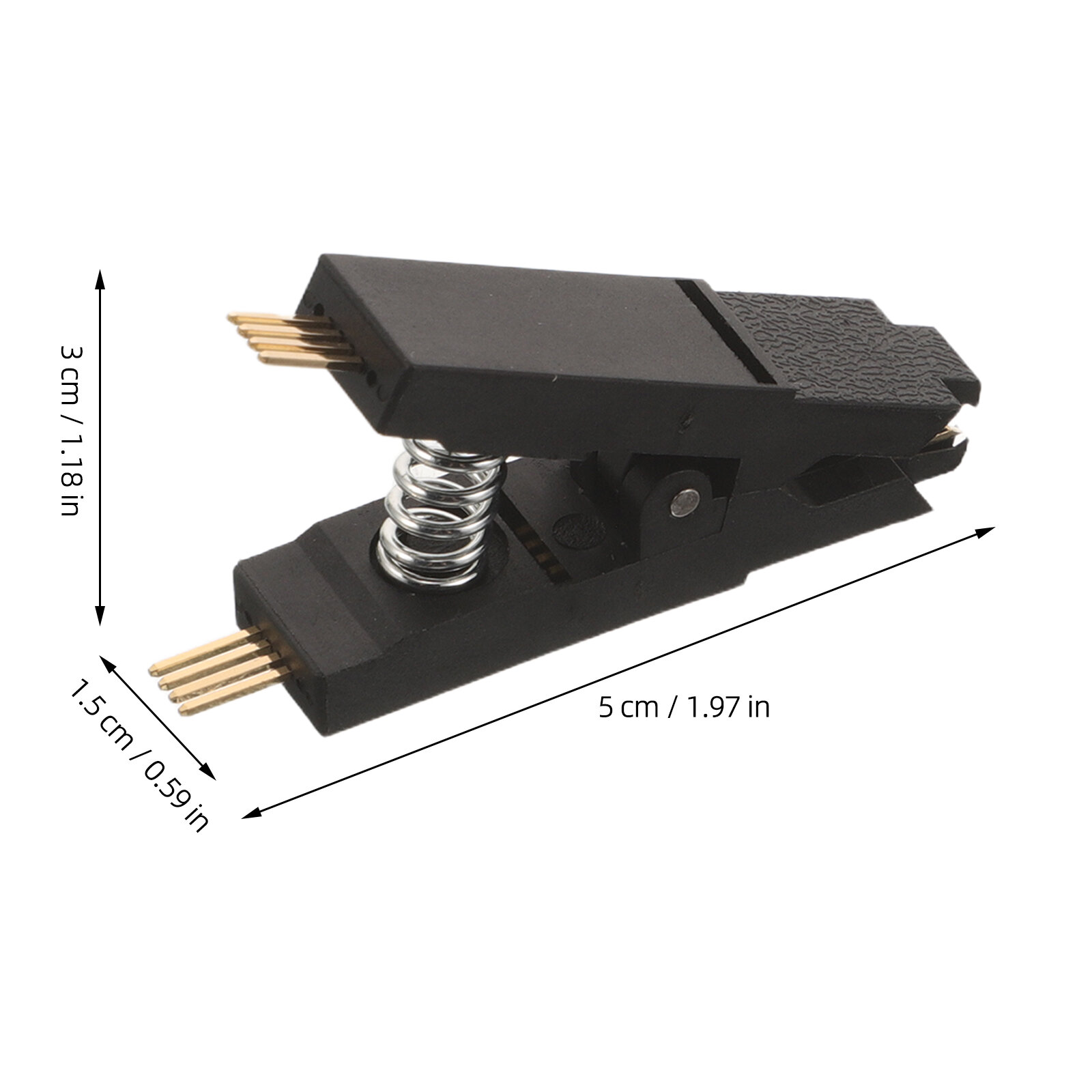 Программный тестовый зажим soic8 sop8 для eeprom 24cxx 25cxx 93cxx, комплект из 2 шт