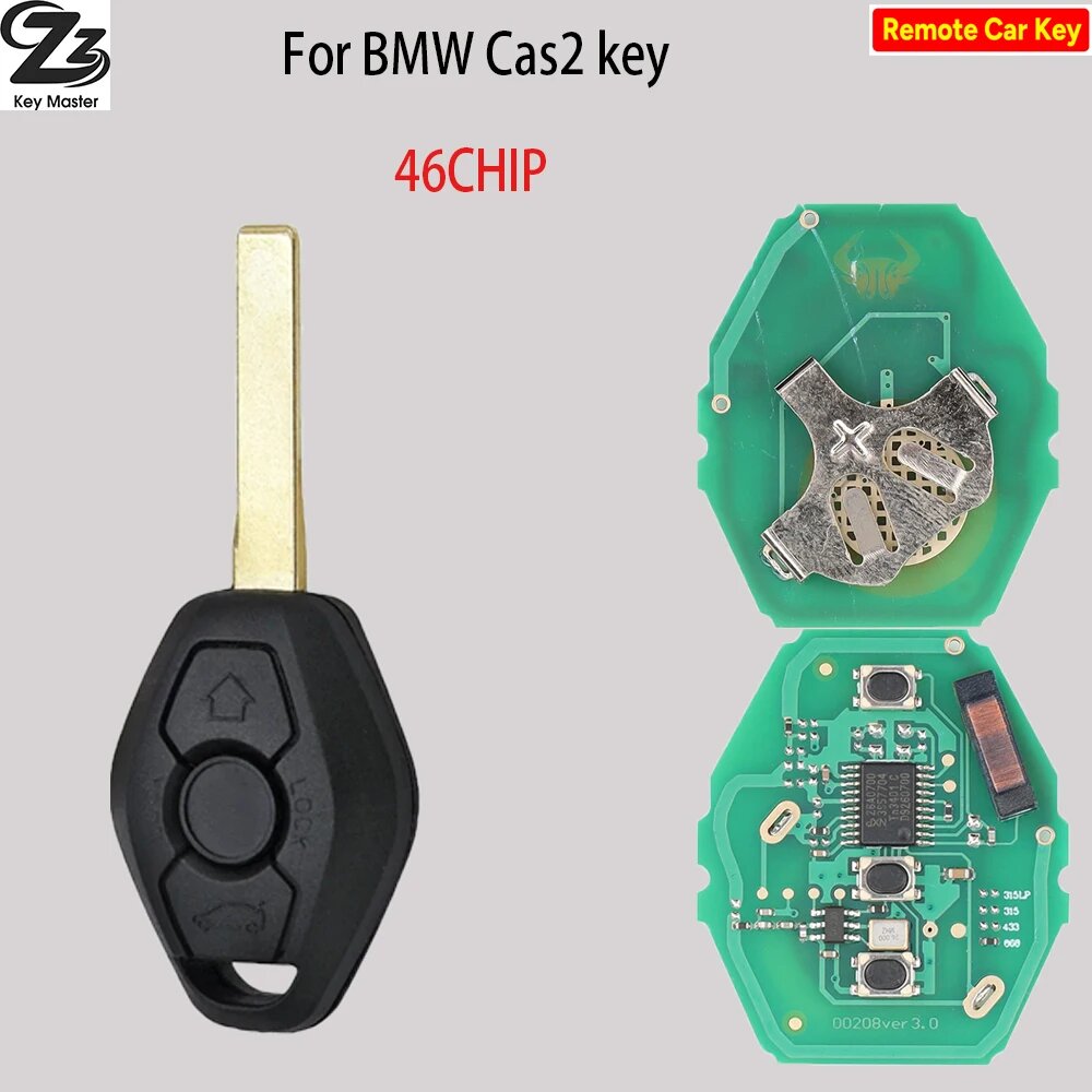 Zz для BMW 315/434/868 МГц CAS2 Система ID46 ЧИП Автомобильный дистанционный ключ HU92 KEY, 315MHZ