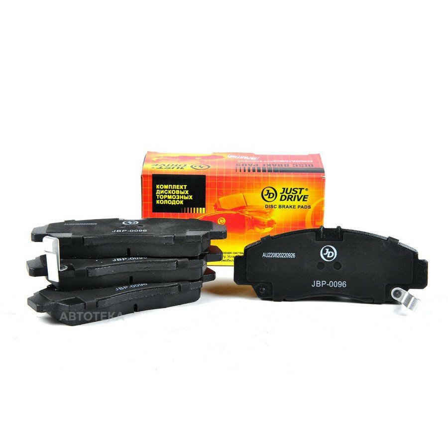 Колодки тормозные передние D5100MH JUST DRIVE JBP0096 HO Odyssey RA# 99- RB#_absolute 03-, Avancier TA# 99-, Accord CL#/CM# 97-, Inspire UA5 98- UC1 03-;