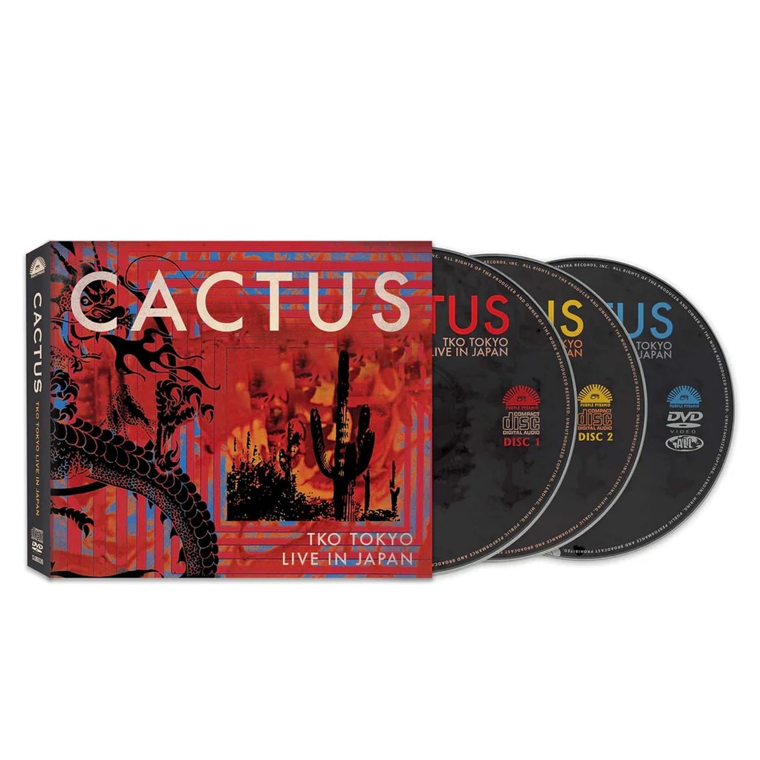Музыка CD Cactus - TKO Tokyo - Live in Japan [2CD+DVD]