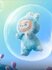 Кукла labubu 3.0, фигурка, светло-синий, Китай, коллекционная