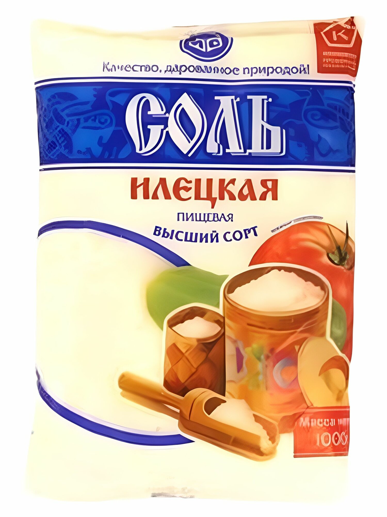 Соль Илецкая пищевая 1кг
