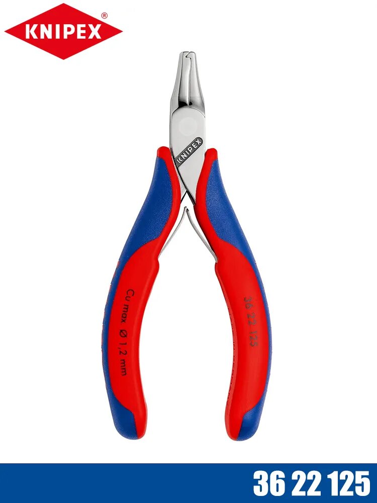 KNIPEX 36 22 125 Электронные плоскогубцы с удобной рукояткой, прочный и долговечный ручной инструмент