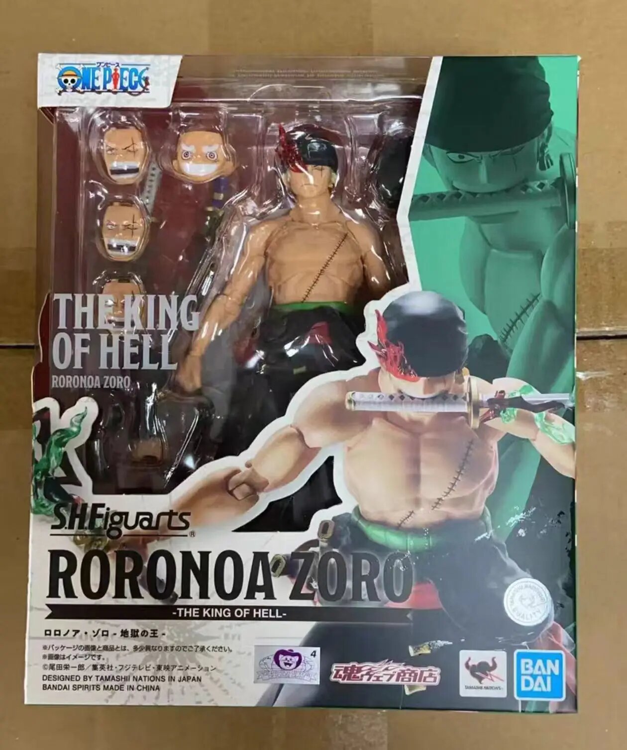 Bandai SHF One Piece Ророноа Зоро Король Ада