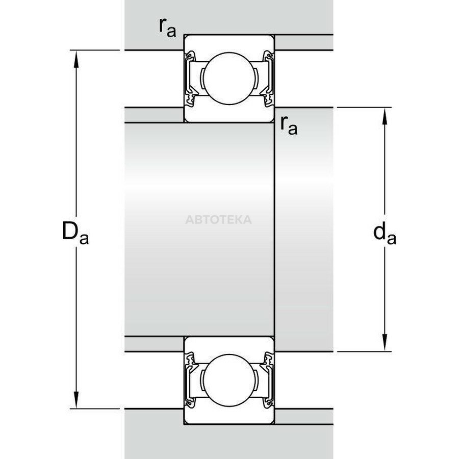 Подшипник SKF SKF 63092RS1