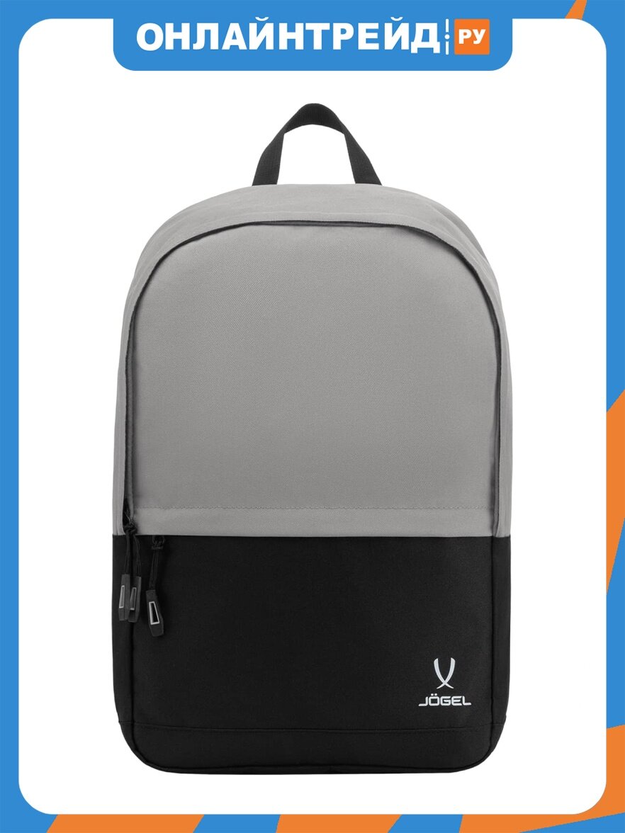 Рюкзак Jogel ESSENTIAL Backpack, серый, черный
