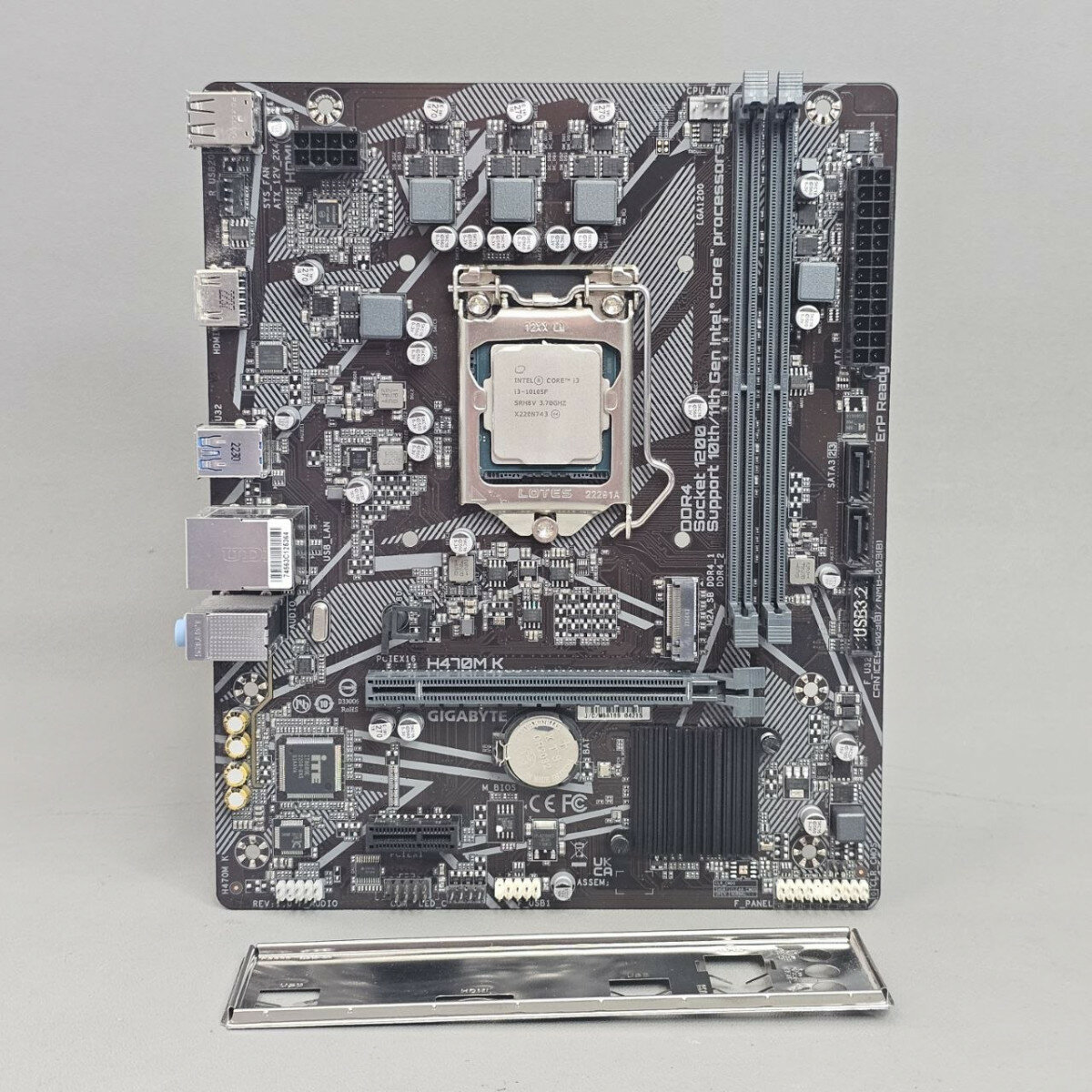 Комплект мат плата Gigabyte H470M K s-1200 + Core i3-10105F