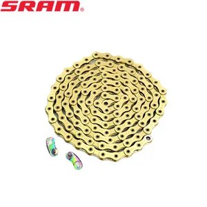 Sram xx1 eagle 12 stupenchataya tsep tsvet zolotoy 116 zvenev bez korobki rekomendatsiya s
