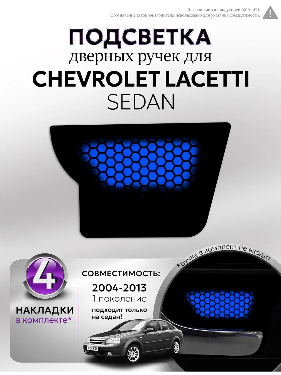 Подсветка, накладка дверных ручек